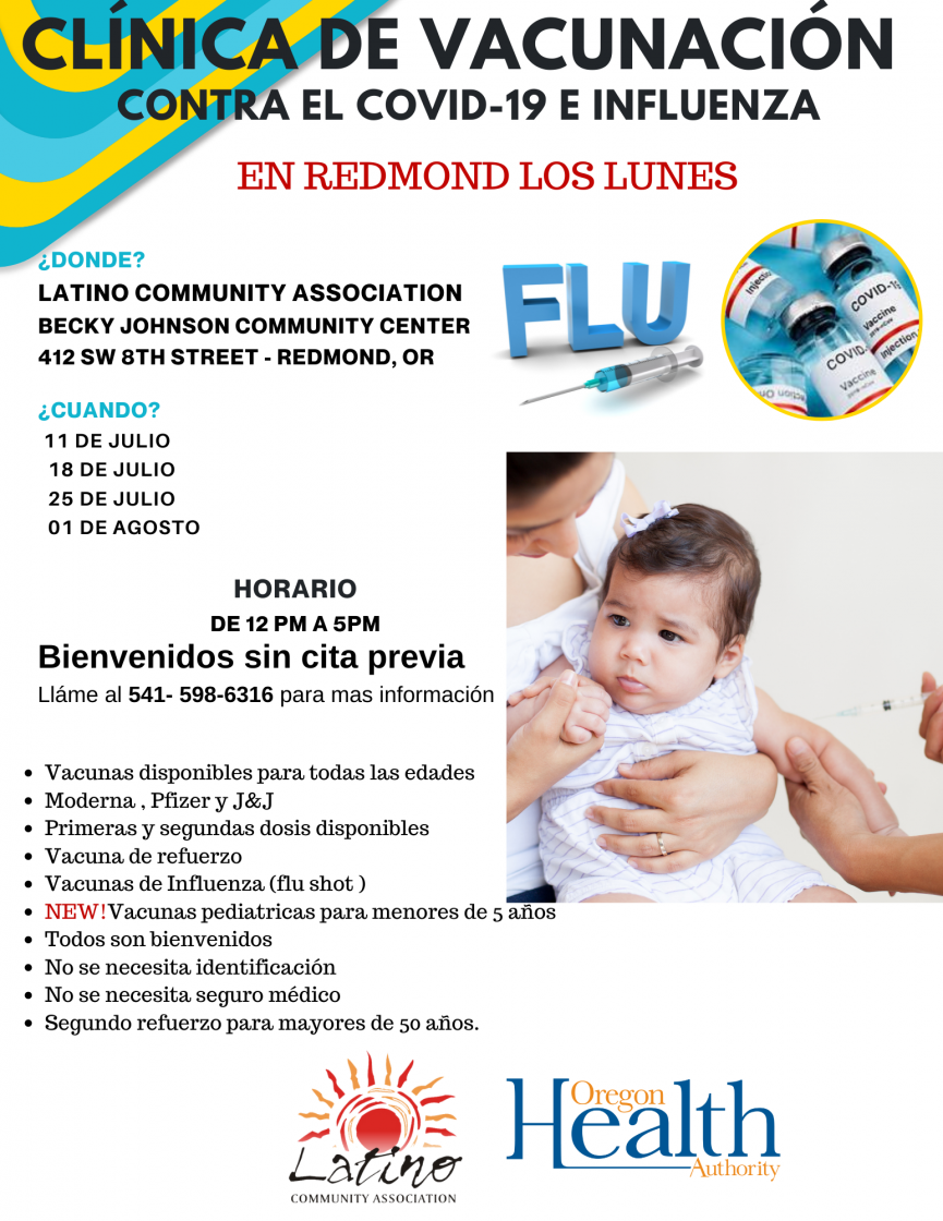 Clinica de Vacunacion en Redmond | Deschutes County Oregon