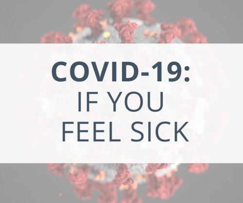 COVID-19: If You Are Sick | Deschutes County Oregon